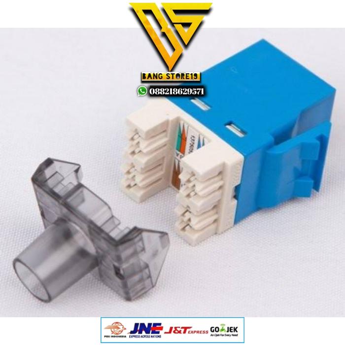 Jual Modular Jack Female RJ45 Cat 6 Cat6 AMP COMMSCOPE - Kota Bandung ...