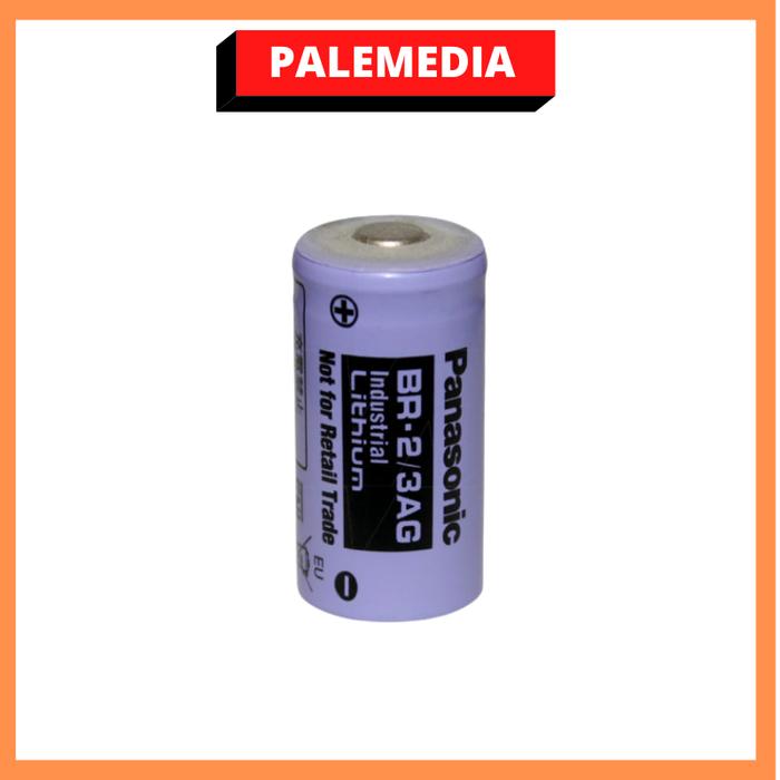 Jual Panasonic BR-2/3AG Size 2/3 A 3V Industrial Lithium Battery ...