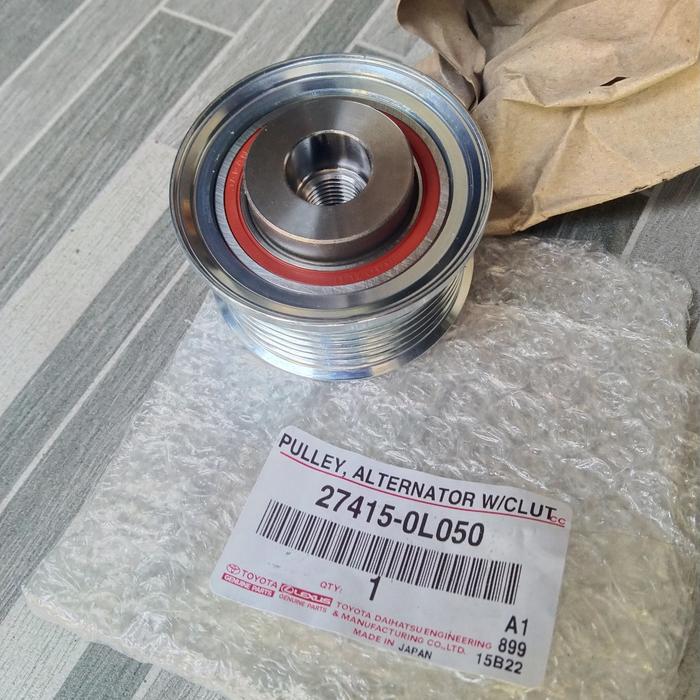 Jual Pulley puli altenator toyota Hiace Commuter 27415-0L050 ORIGINAL ...