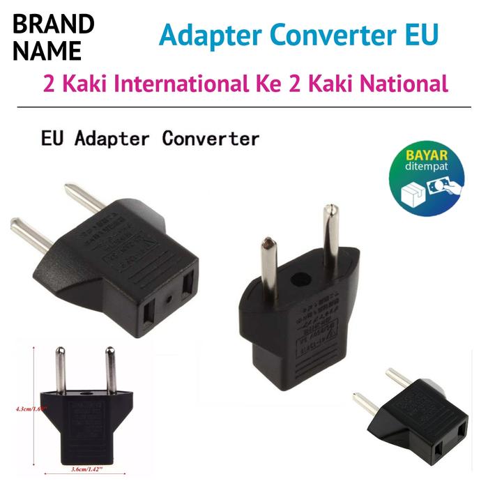 Jual Adaptor Adapter Converter Sambungan Over Steker MULTI PLUG Hitam ...