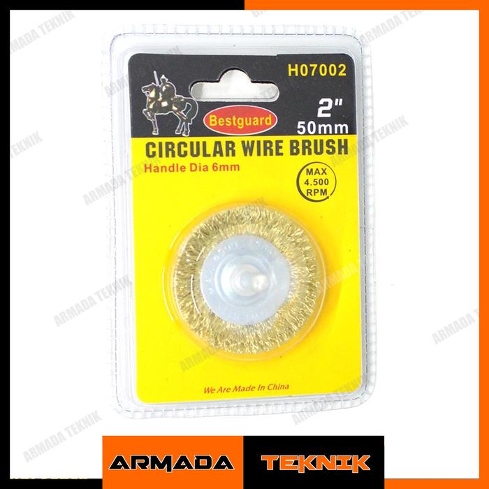 Jual Mata Bor Sikat Piring Circular Wire 1,5-4 mm Bestguard - 2 Inch ...
