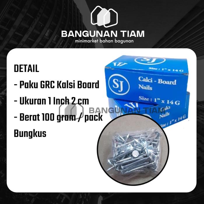 Jual PAKU GRC BOARD 100 Gram 1" Inch 2Cm PER PACK / BUNGKUS ~ KALSI ...