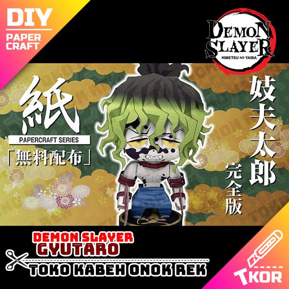 Jual DEMON SLAYER - Kimetsu no Yaiba - Gyutaro Papercraft - FIGURIN ...
