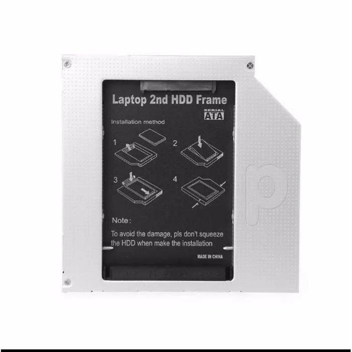 Jual Hot Universal 9.5mm Pata Ide To 2nd Sata Hdd Hard Drive Disk Caddy ...