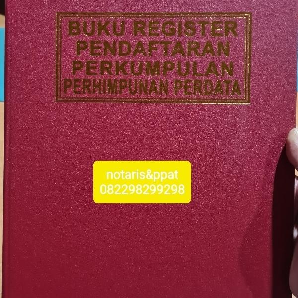 Jual Buku Register Pendaftaran Perkumpulan Perhimpunan Perdata Di ...