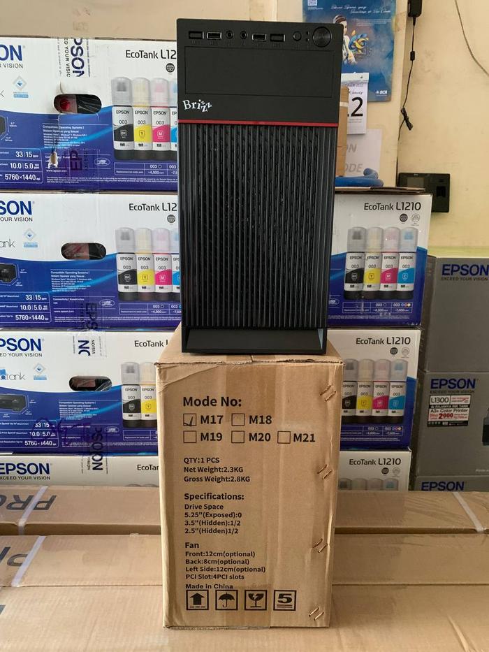 Jual CASING BRIZZ M-ATX INCLUDE PSU 500 WATT - M17 - Kota Banjarmasin ...