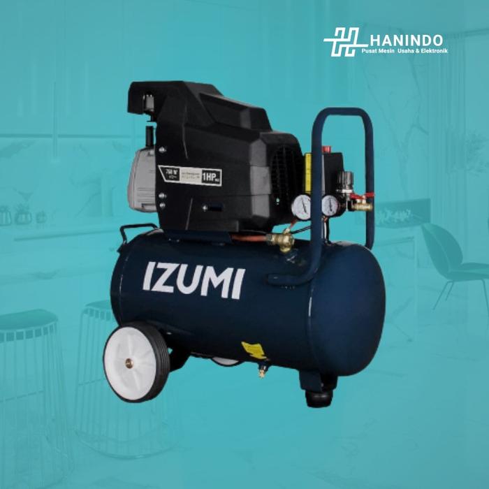 Jual MINI AIR COMPRESSOR 1 HP 24 L liter IZUMI 1PHASE KOMPRESOR ANGIN ...