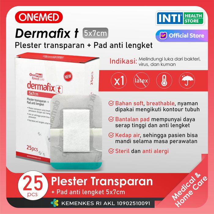 Jual Onemed Dermafix T Plester 5 X 7 Cm Isi 25 Pcs Di Seller Yama ...