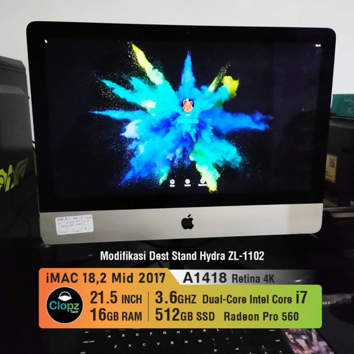 Jual iMac 2017 18,2 Core i7 3,6Ghz 21,5" A1418 Ret (16GB-512GB) Modif ...