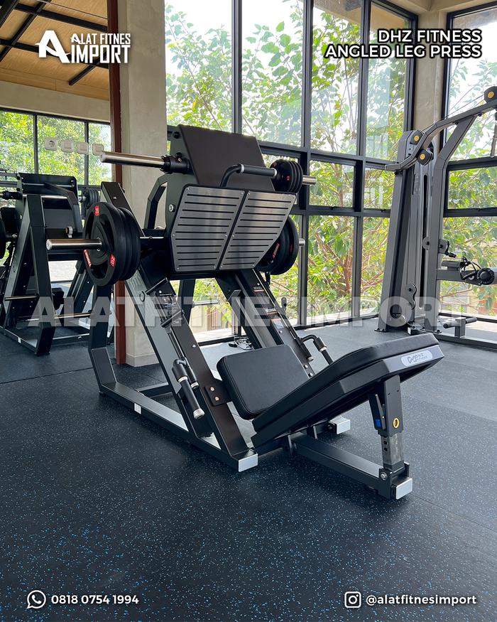 Jual DHZ Leg Press E3056 Angled Leg Press Plate Loaded Fitness ...