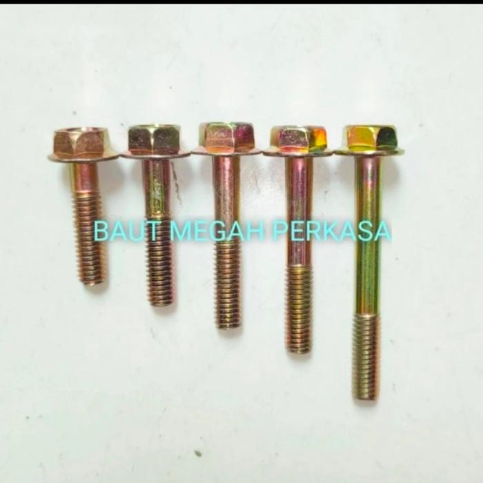 Jual Baut Flange M6x20 (2 cm) / Flange Bolt - Kota Bandung - Baut Megah Perkasa | Tokopedia