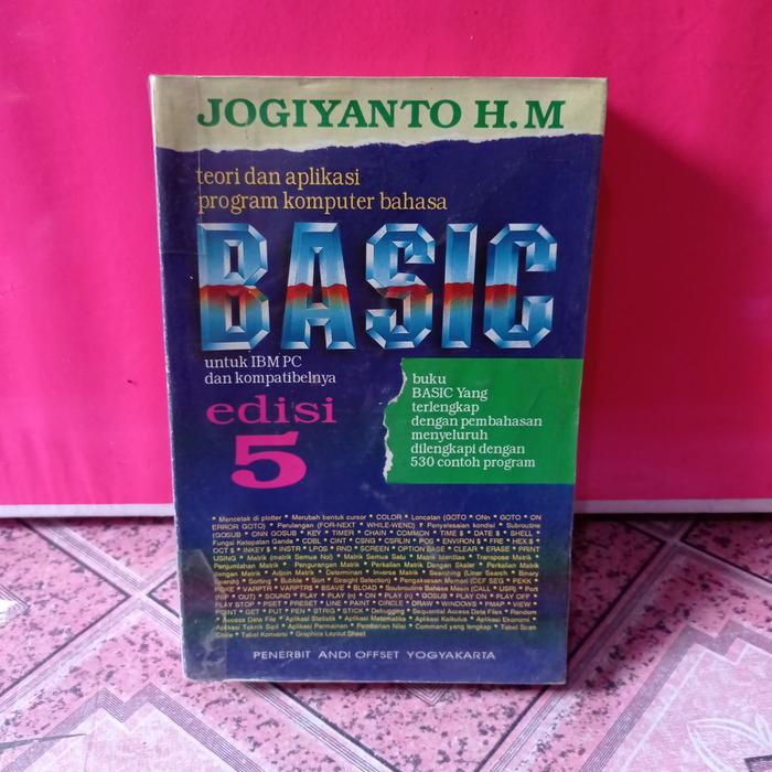Jual BUKU TEORI DAN APLIKASI PROGRAM KOMPUTER BAHASA BASIC. EDISI 5 ...