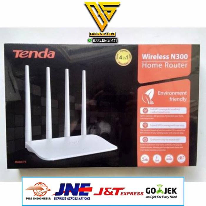 Jual Tenda F6 N300 Wireless Router 300Mbps 4 Antena AP Extender ...