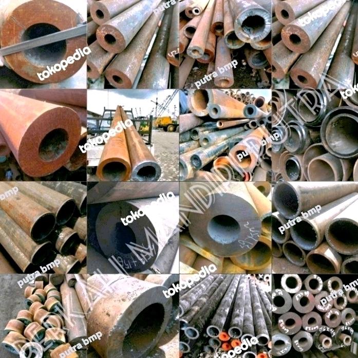 Jual pipa boring besi seamless OD 127mm × id 80-85mm × panjang 330mm ...