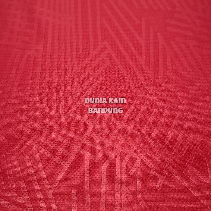 Jual Bahan Kain Drifit Brazil Emboss Straw Dryfit - Merah Cabe - Kota ...