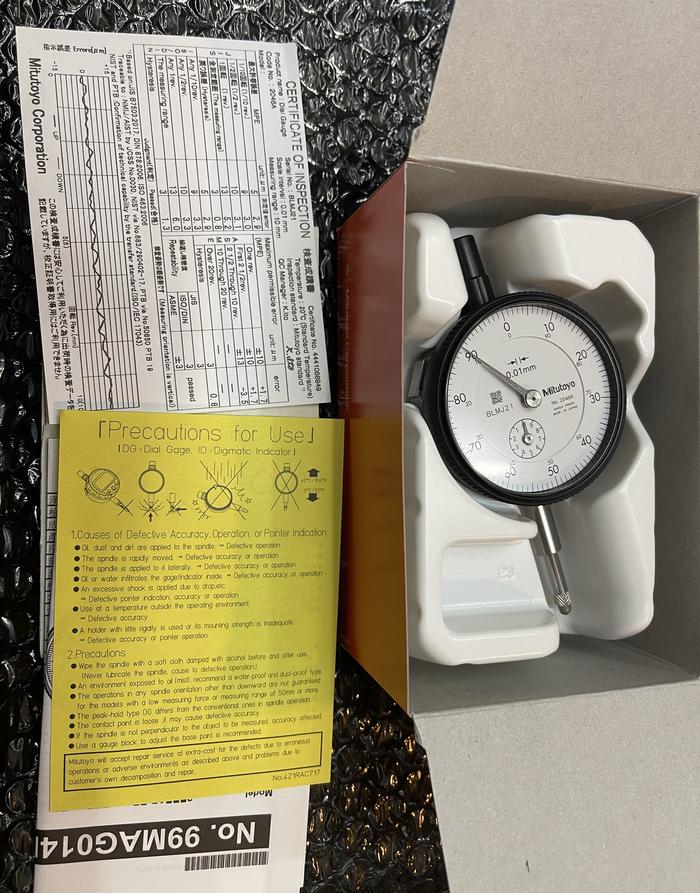 Jual Dial Indicator Mitutoyo 2046A Original Made In japan ...