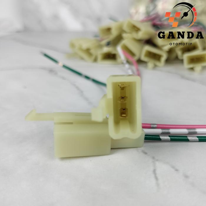 Jual SOCKET/SOKET SAMBUNG KABEL 3 PIN KECIL + KABEL BINTIK - COWOK ...