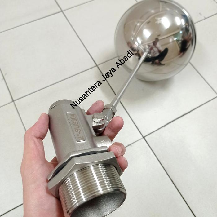 Jual Floating Valve Pelampung Tangki Otomatis FULL Stainless 2 " inchi ...