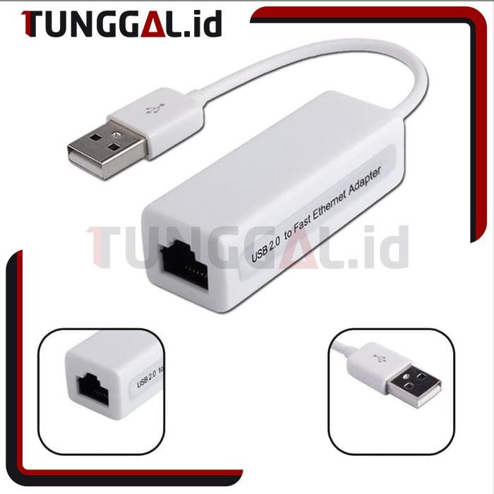 Jual USB to Lan Adapter USB 2.0 Ethernet Adapter RJ45 - LAN USB 2.0 ...