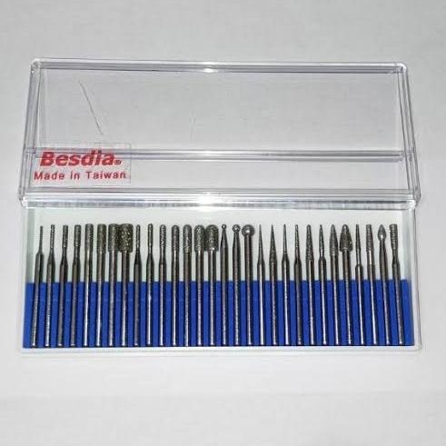 Jual Besdia Diamond Mounted Points BMS-30 Shank Ø3mm Polishing Tools ...
