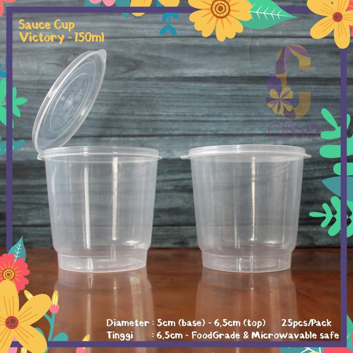 Jual CUP SAUCE 150ML VICTORY TUTUP SAMBUNG KEMASAN SAUS SAOS FLA FOODGRADE - Jakarta Timur - SCM ...