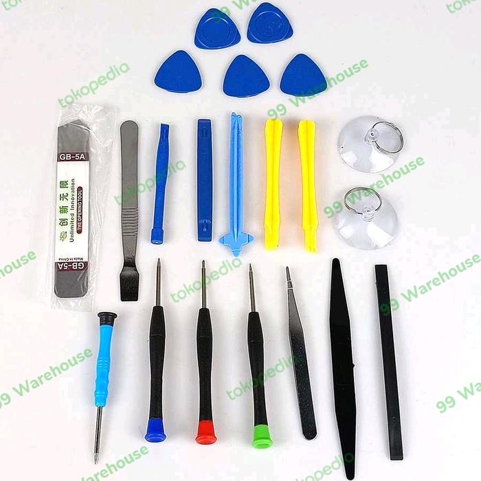 Jual Obeng Service Hp Handphone Full Set 21 pcs Kunci set Reparasi ...