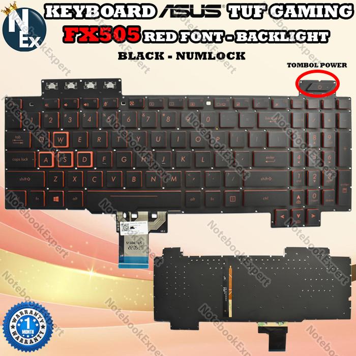 Jual Keyboard ASUS ROG TUF FX504 FX504D FX505 FX505G GL504 FX86 Backlight - Jakarta Pusat ...