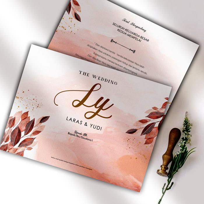 Jual UNDANGAN KEKINIAN, UNDANGAN ELEGAN, UNDANGAN PERNIKAHAN - BD 2218 ...