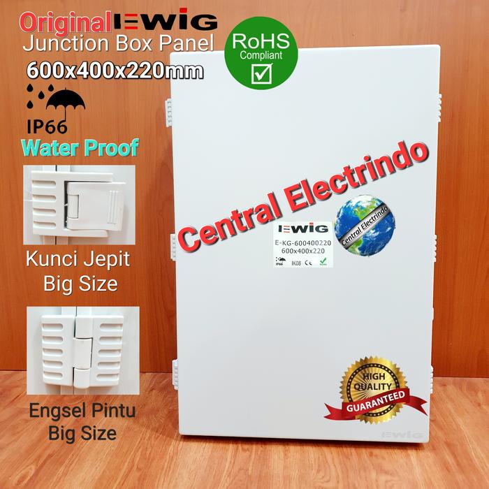 Jual Junction Box Panel KG 600×400×220mm Plastik ABS EWIG With Base ...