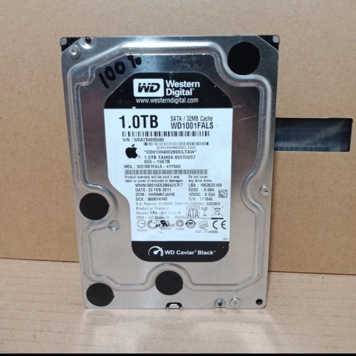 Jual HDD WD BLACK 1tb. cocok buat apple ato pc. bergaransi - Jakarta ...