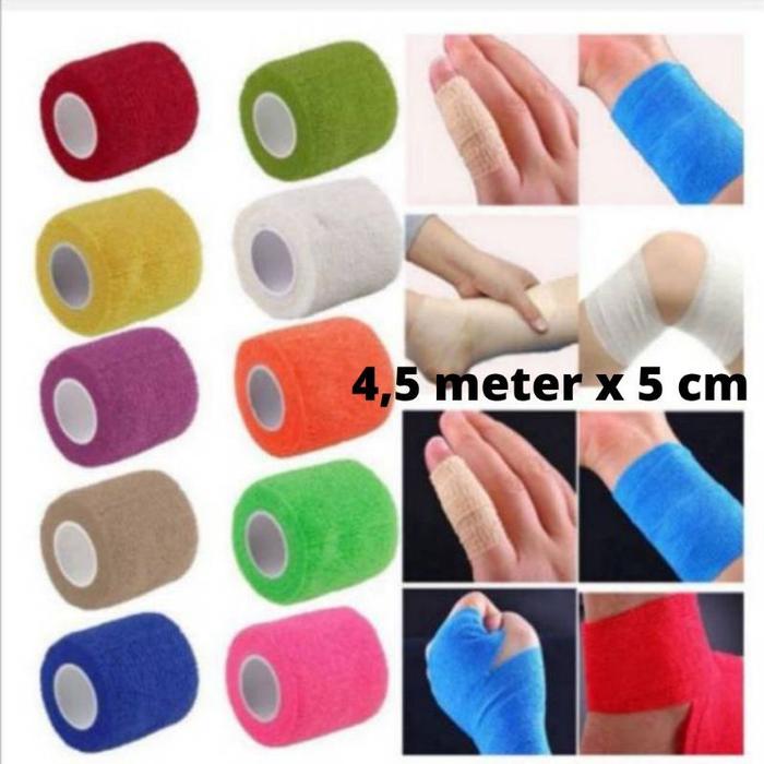Jual Perban Elastis Jari 4,5 m x 5 cm Pertolongan Pertama Bandage ...