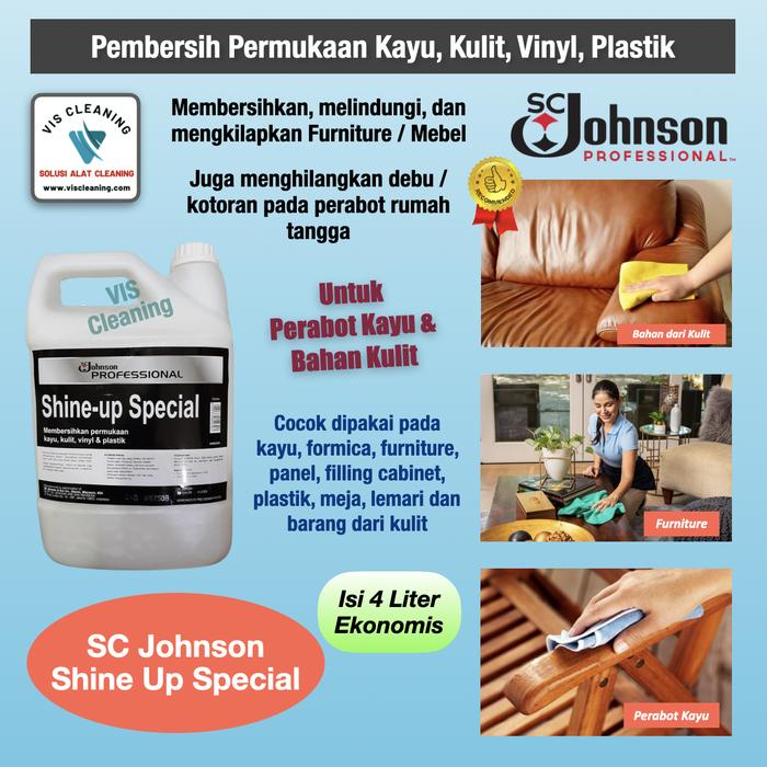 Jual SC Johnson Shine Up Special - Pembersih Furniture Kayu & Kulit ( 4 L ) - Jakarta Barat ...