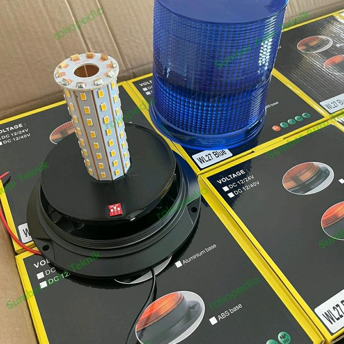 Jual WL 27 BLUE ROTARY LAMP STROBE LIGHT LED 12-48 VDC - Kab. Bekasi ...