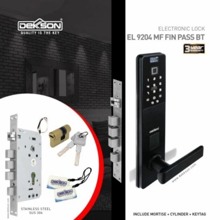 Jual Electronic Door Lock Dekson EF 9204 MF / Handle Pintu Smart Lock ...