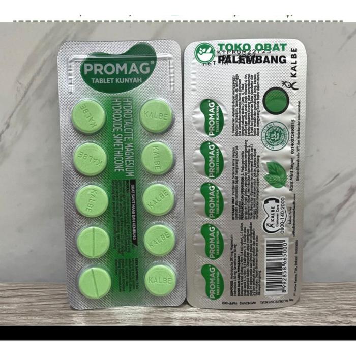 Jual Promag Tablet 1 Blister / Strip isi 10 Tablet - Obat Maag dan Kembung - Kota Bandung ...