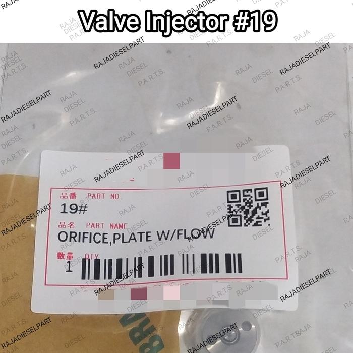 Jual Valve Injector #19 ORIFICE Plate #19 Valve Injector Triton ...