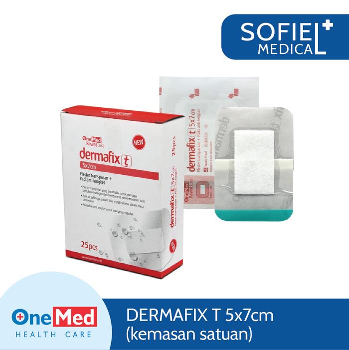 Jual Dermafix T 5x7 cm OneMed / Plester Bening Steril Anti Air (Satuan ...