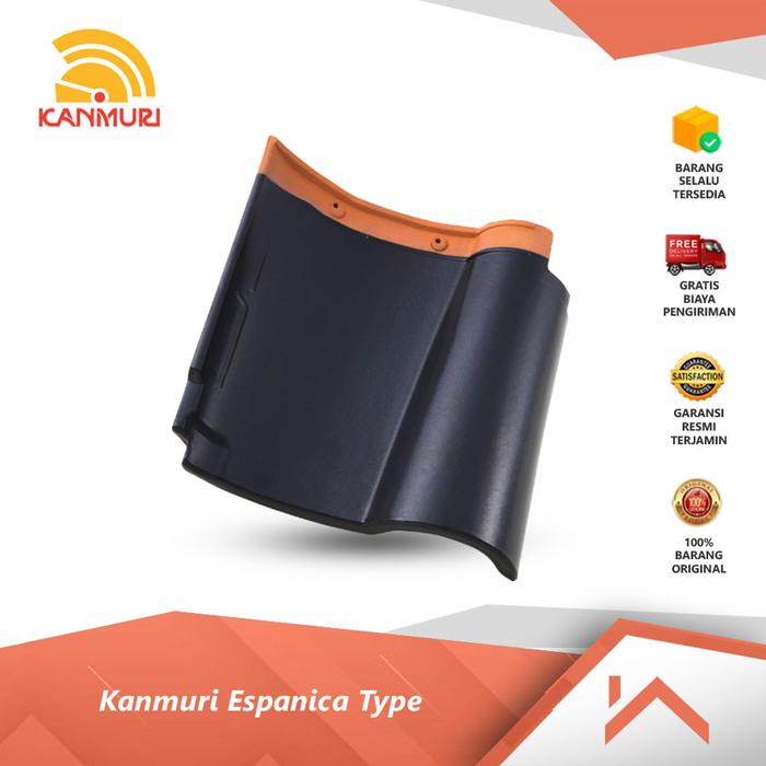 Jual Genteng Keramik Kanmuri Espanica Diamond Black [NEW] - Kota Bekasi ...