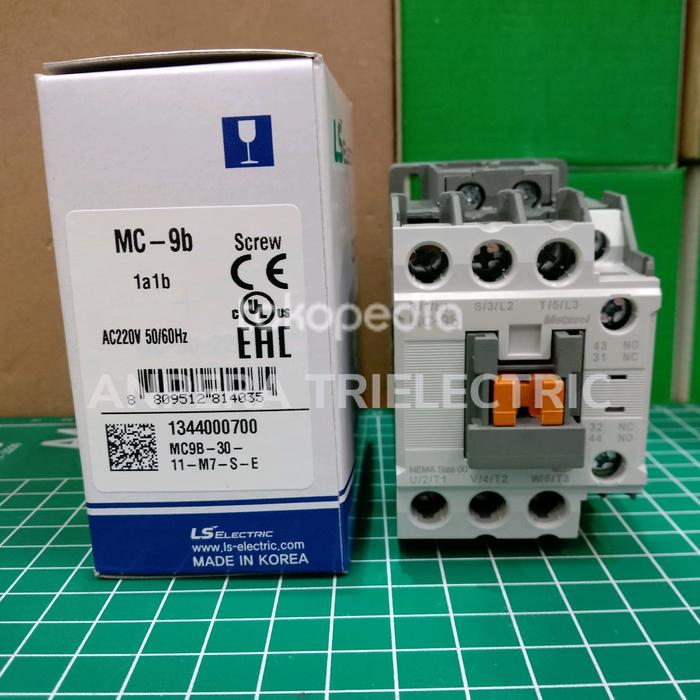 Jual MC-9b CONTACTOR LS is 9A 220 VAC 50/60Hz 3 POLE MADE IN KOREA ...
