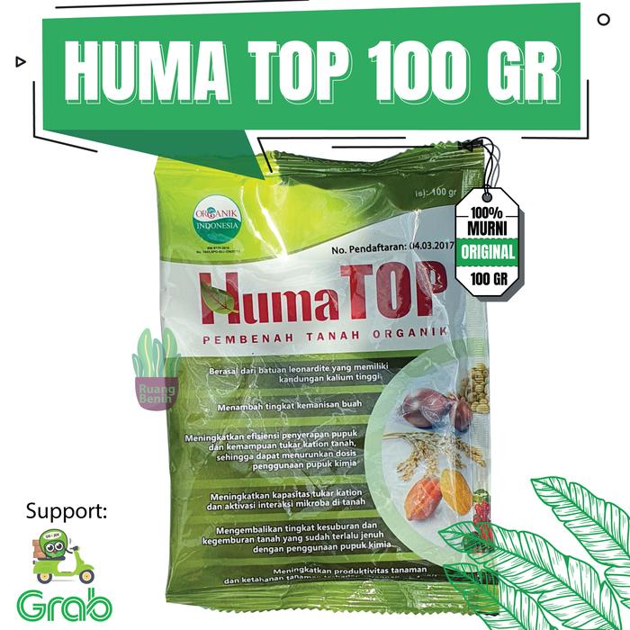 Jual PUPUK ORGANIK PEMBENAH PENGGEMBUR TANAH ASAM HUMAT HUMATOP 100 GRAM - Kota Tangerang ...