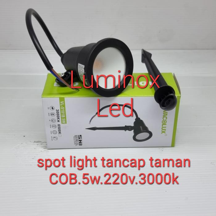 Jual lampu sorot tancap taman vacolux 5watt 5w spot light garden lamp 5 ...