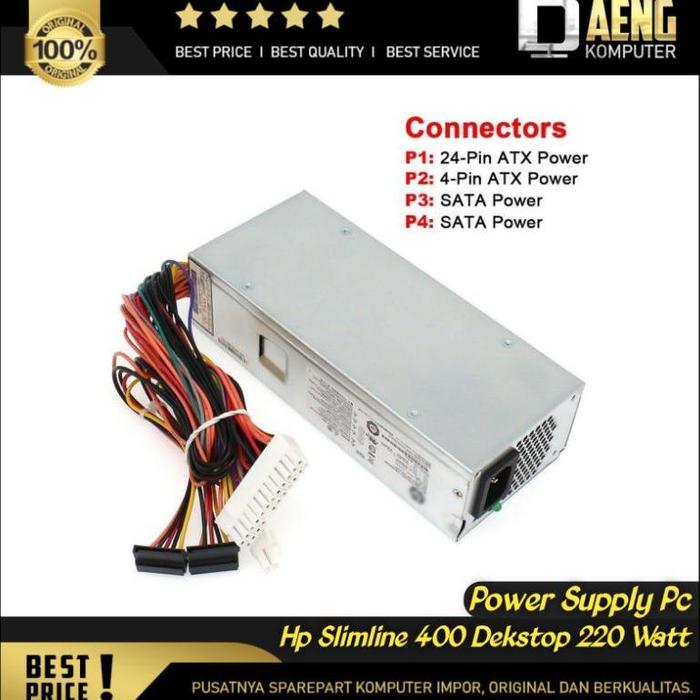 Jual Power Supply Psu Power Suplay PC HP Pavilion Slimline 400 Dekstop ...