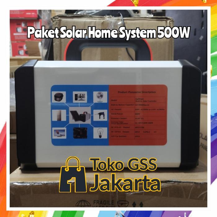 Jual Paket Solar Home System SHS Solar Generator eg004pb 500W 500 W ...
