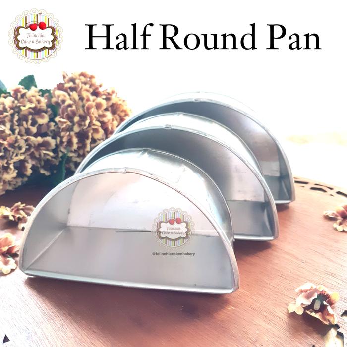 Jual LOYANG CETAKAN KUE 15CM SETENGAH LINGKARAN BULATAN SEPARUH BOLU ...