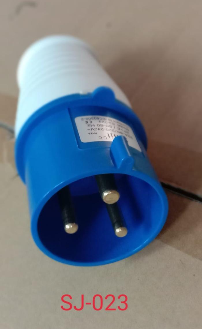 Jual Socket Industri Plug 32A 3 Pin 230V SJ 023 IP 44 SHIJI - Kota ...