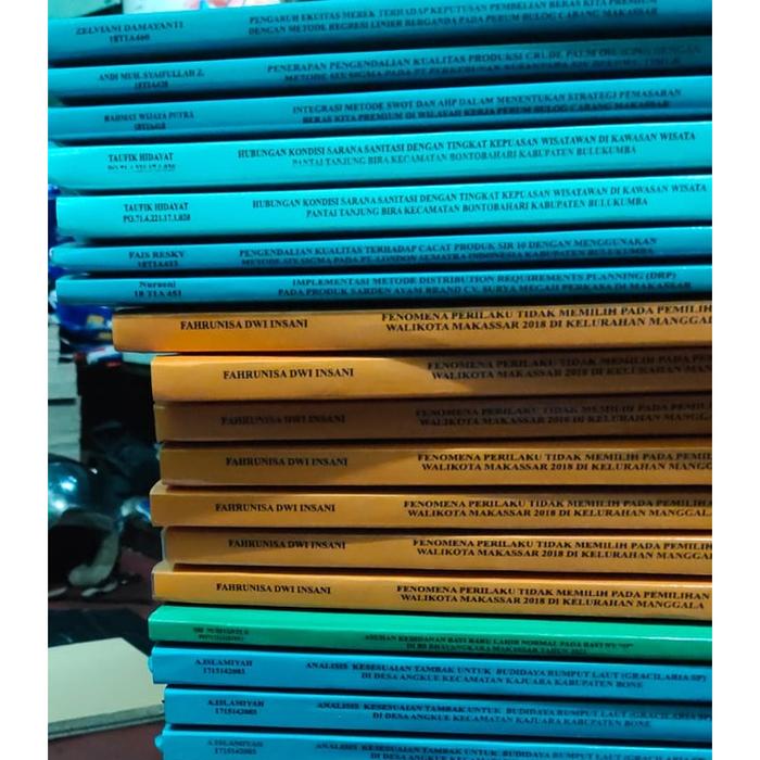 Jual JILID SKRIPSI HARD COVER - Kota Makassar - Darulprint | Tokopedia