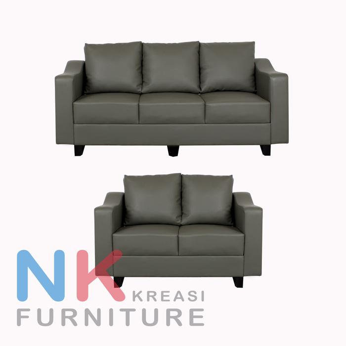 Jual Sofa Kursi Set kursi Ruang Tamu kantor Minimalis 3+2 seater ...