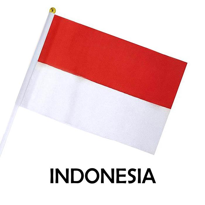 Jual Bendera Tangan Negara Asean / Hand Waving Flag - INDONESIA - Kota ...