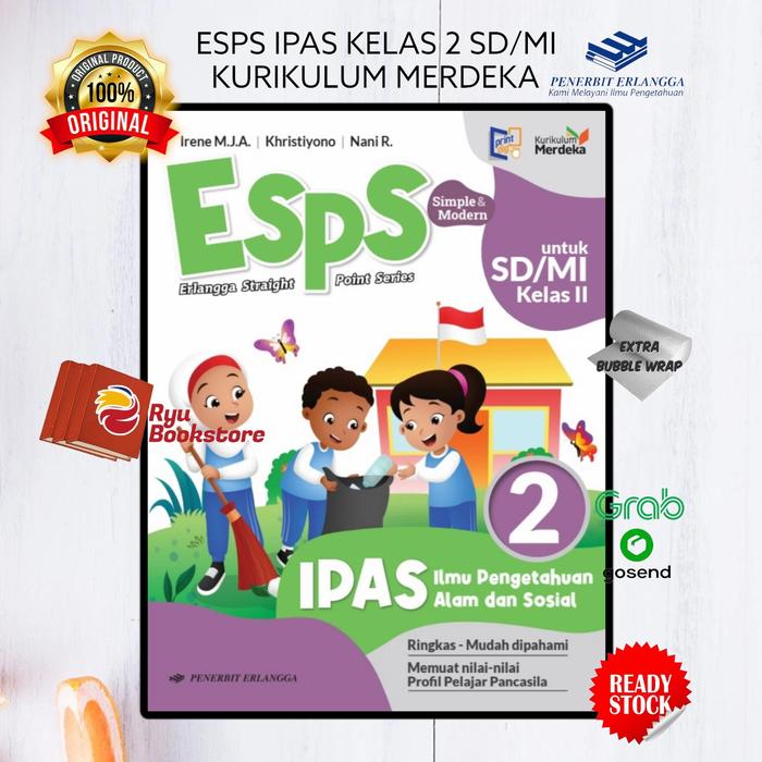 Jual Original ESPS IPAS Kelas 2 SD/MI Kurikulum Merdeka Erlangga - Jakarta Pusat - Ryu Bookstore ...