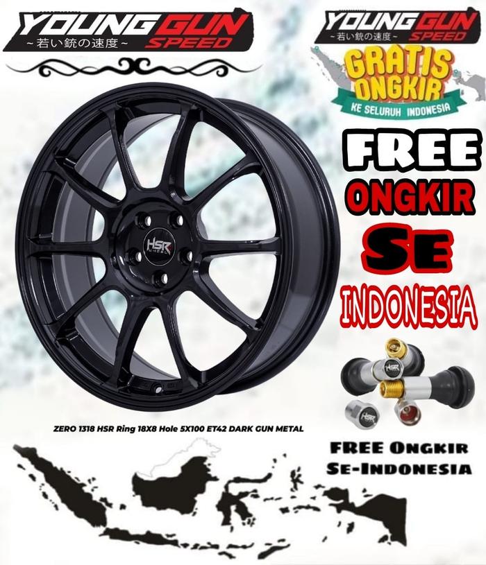 Jual Velg Mobil R18 HSR ZERO Velg Racing New Veloz Sienta FT86 New ...